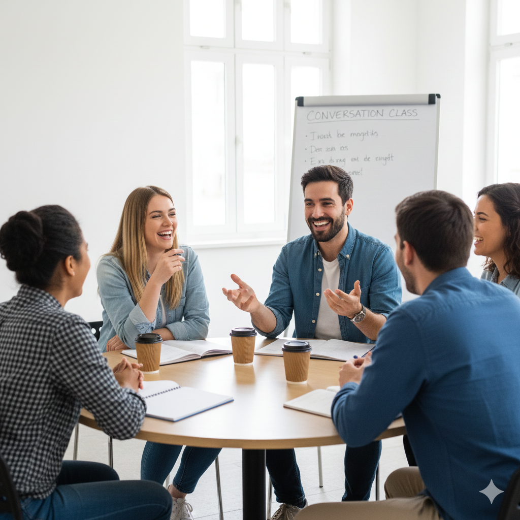 Clases de inglés para conversación: hablar con fluidez - PECC